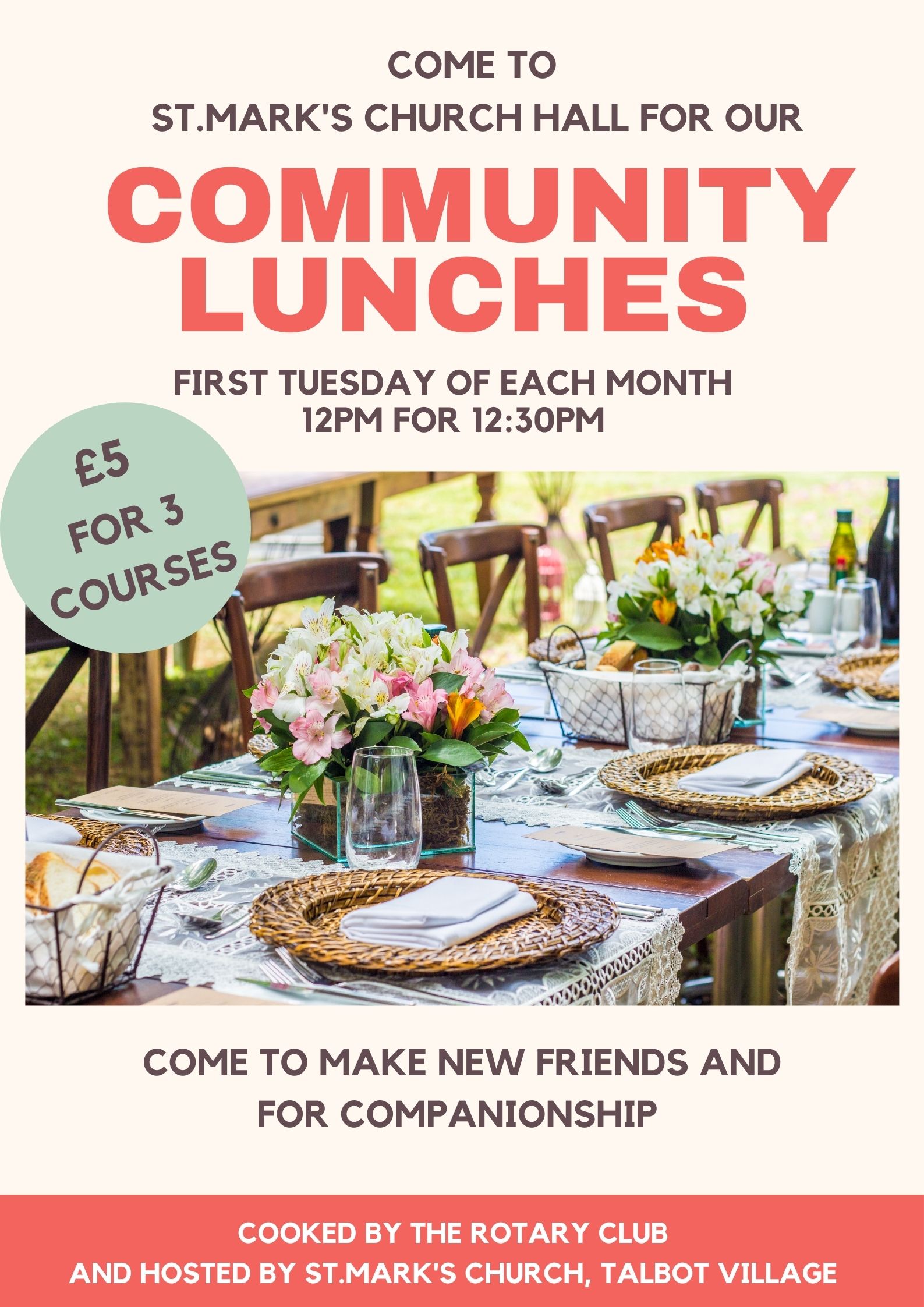 St Mark's and St Saviour's Church : Community Lunch